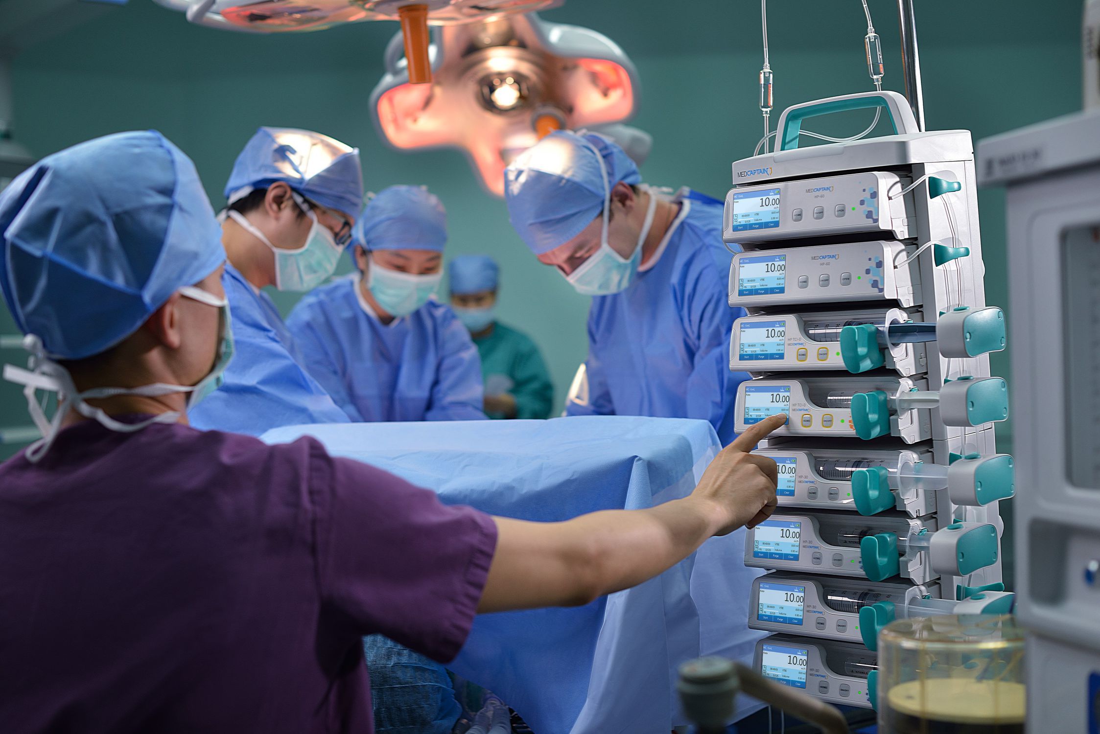 Multi-channel infusion pump - HP TCI - Medcaptain Medical Technology ...