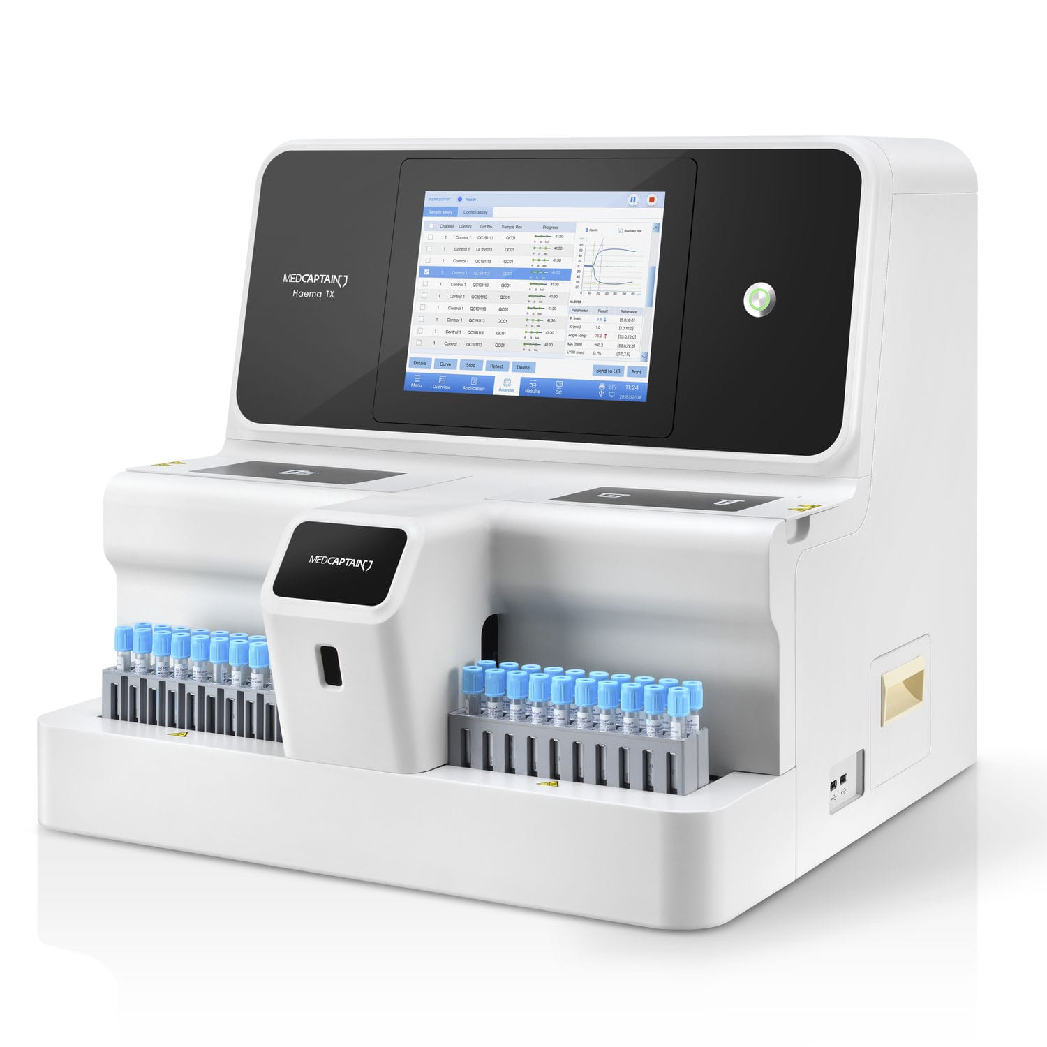 Fully automated thromboelastograph - Haema TX - Medcaptain Medical ...
