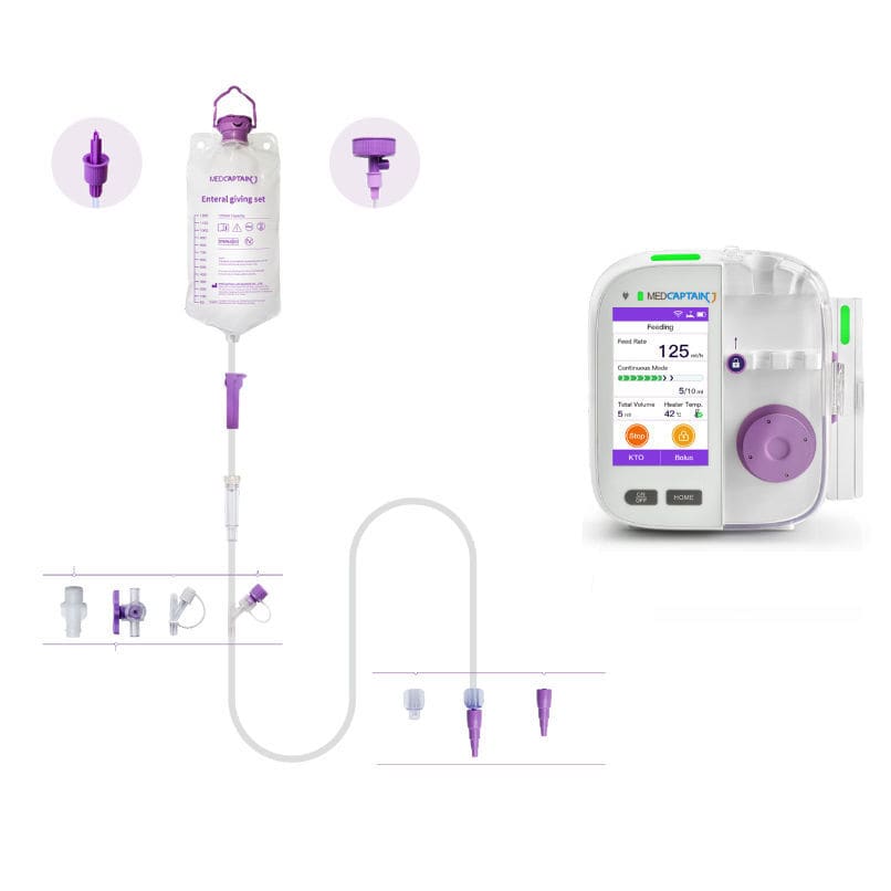 Enteral feeding set - E114E0215 - Medcaptain Medical Technology
