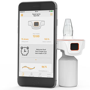 Battery-powered nasal irrigator - Nemera