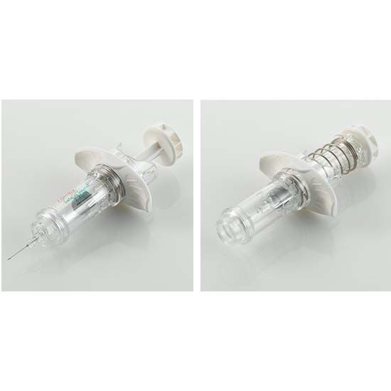 2.2 ml syringe - Safe’n’Sound® - Nemera - glass / disposable / safety