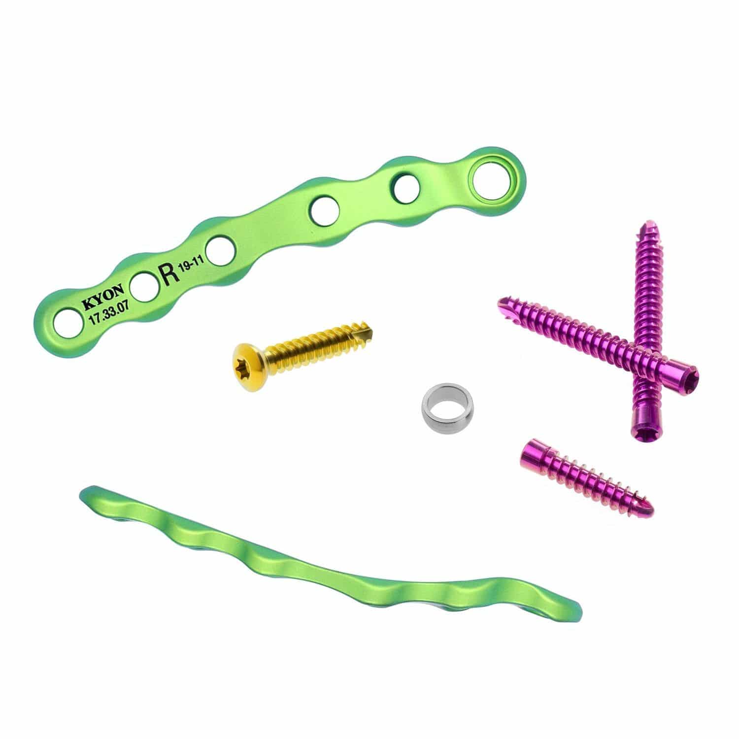 Distal veterinary bone plate - ALPS® - KYON - medial / for canines