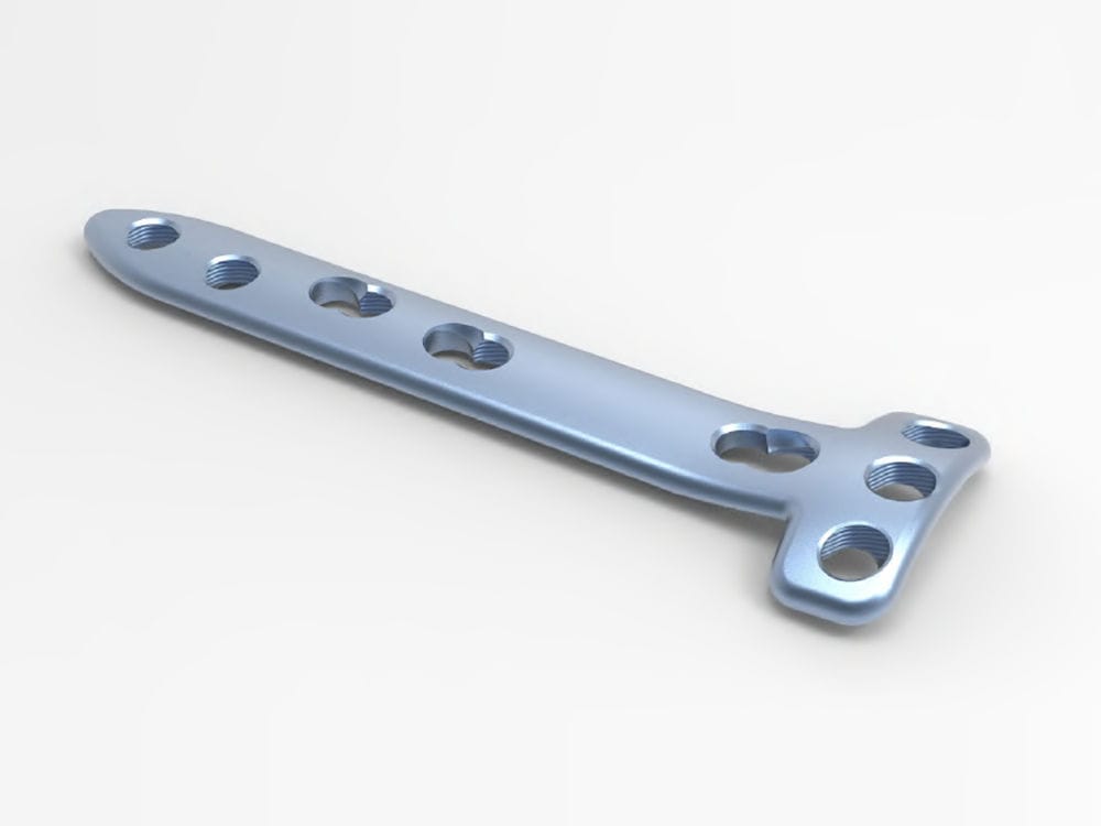 Tibia osteotomy plate - NORMMED Medical Devices - locking / metallic