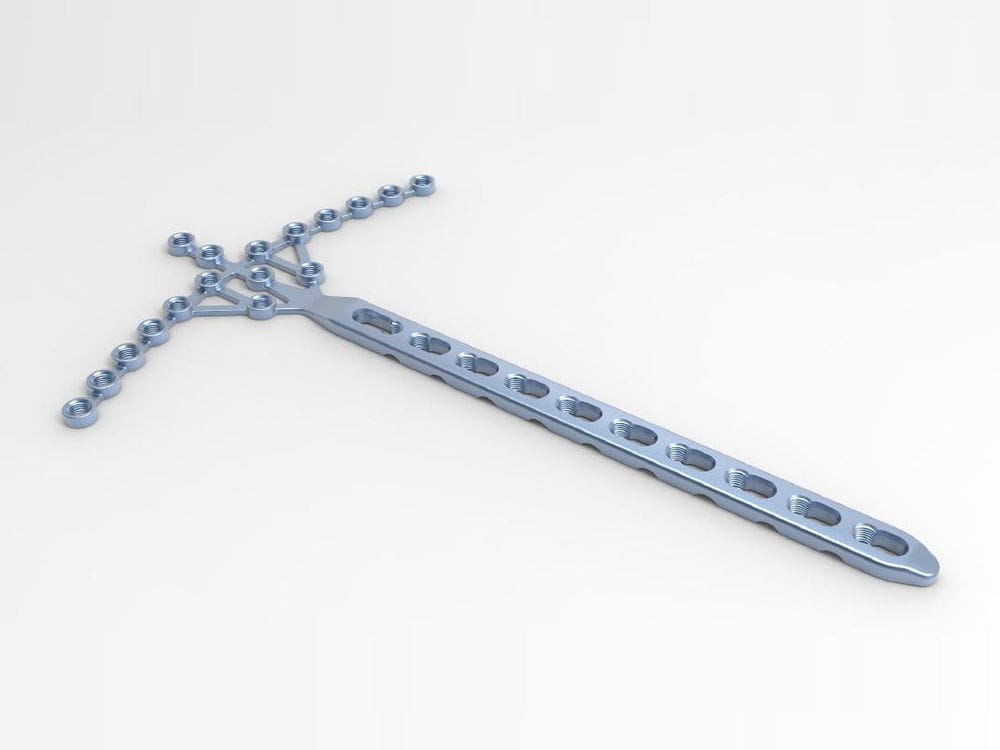 Tibia compression plate - Pilon - NORMMED Medical Devices - locking ...