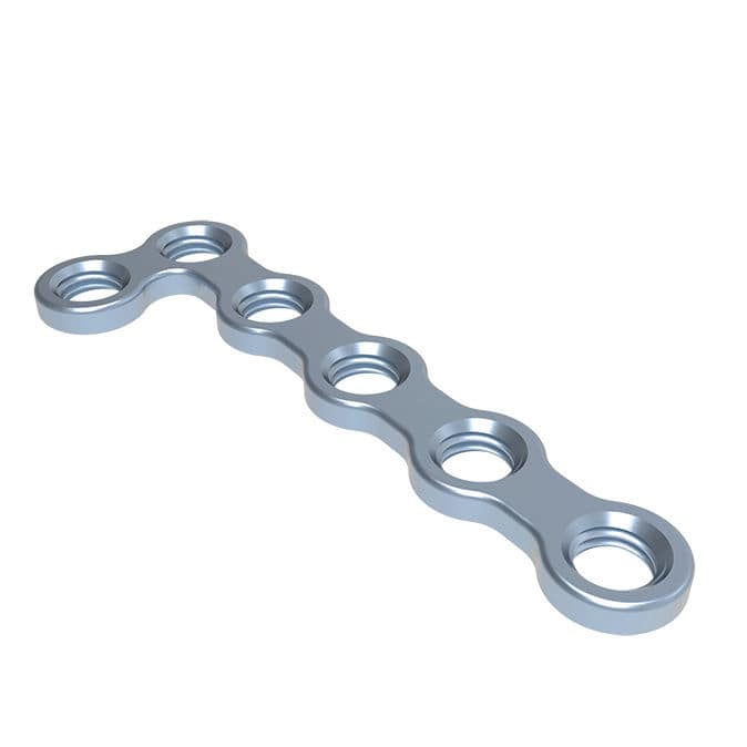 Hand compression plate - L - NORMMED Medical Devices - locking / metallic