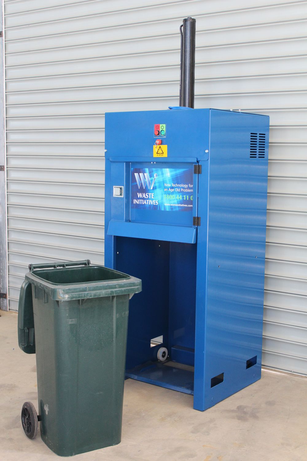 Medical waste compactor - WastePac 240L - Waste Initiatives