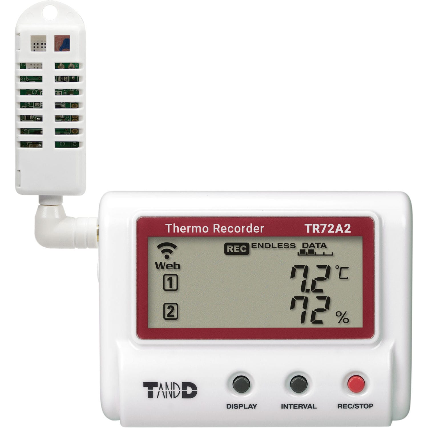 Temperature data-logger - TR72A2 - T&D Corporation - humidity / laboratory / for pharmaceutical ...