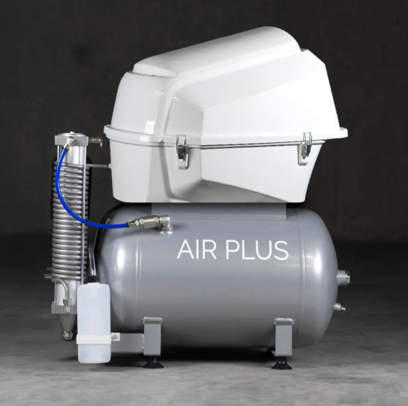 Dental office compressor - Air Plus Two dryer + sound cover - SIMPLE ...