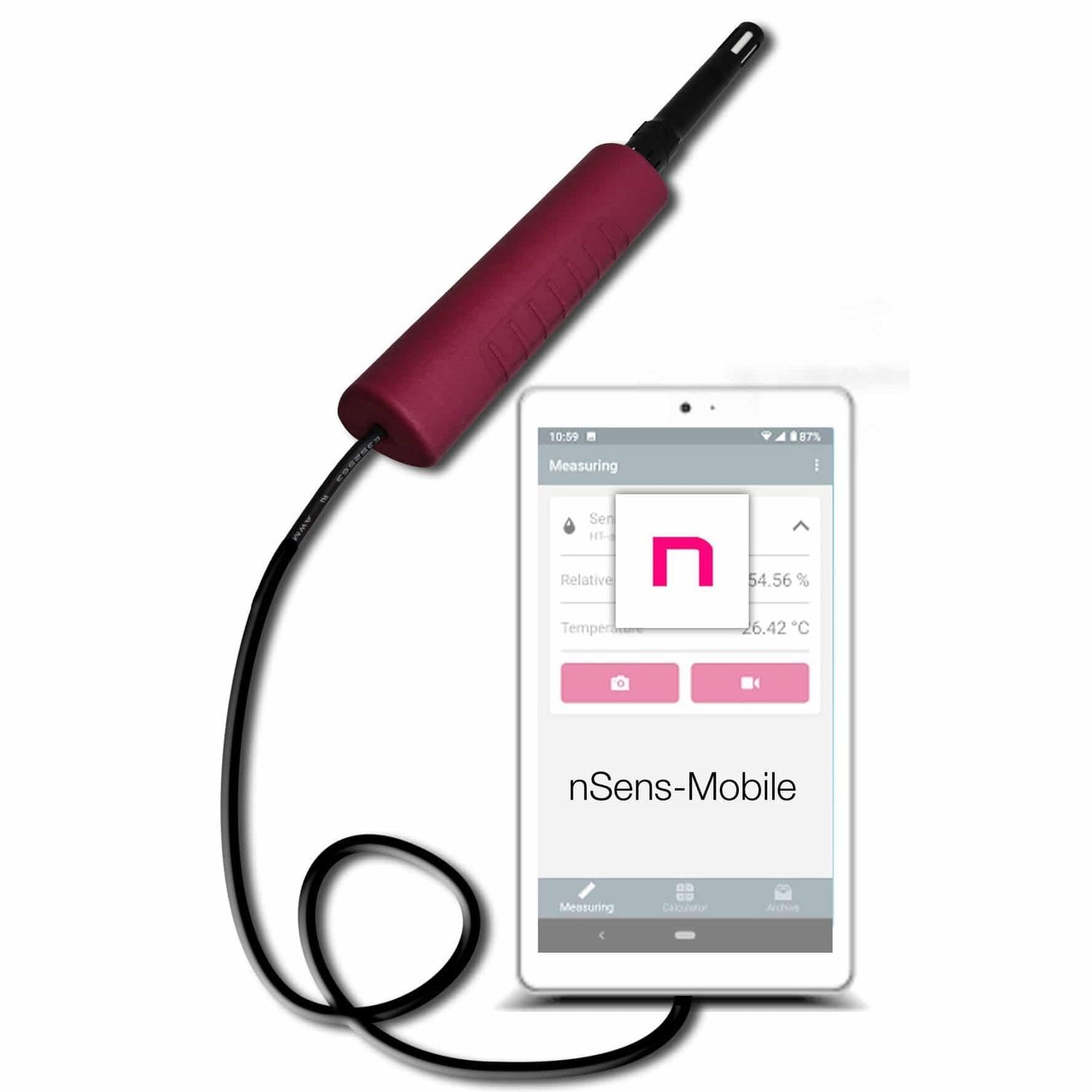 Temperature sensor - nSens - Novasina AG - humidity / calibration / for ...