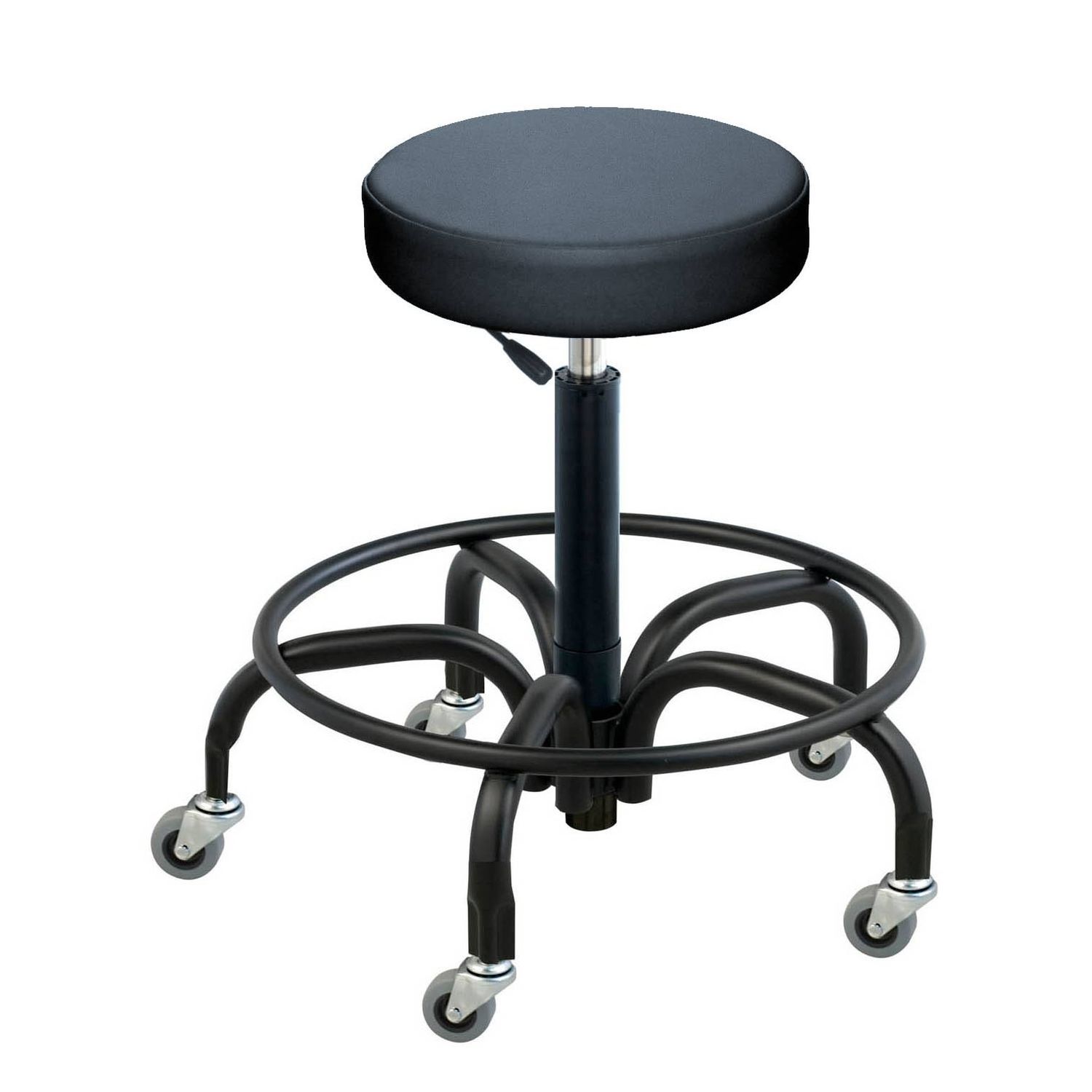 Laboratory stool - CLS-1726 - Teclab - height-adjustable / on casters