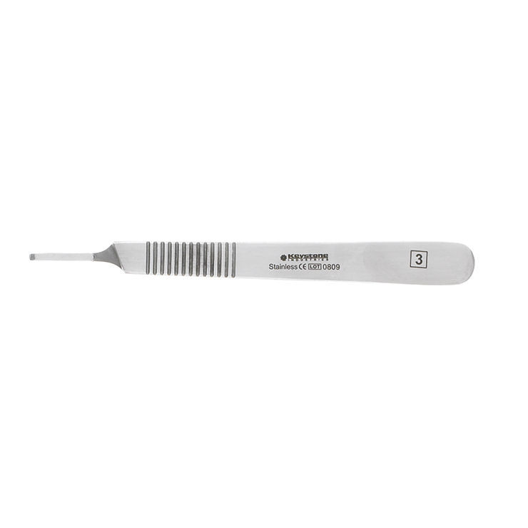 Metal handle scalpel handle - 8001307 - Keystone Vet