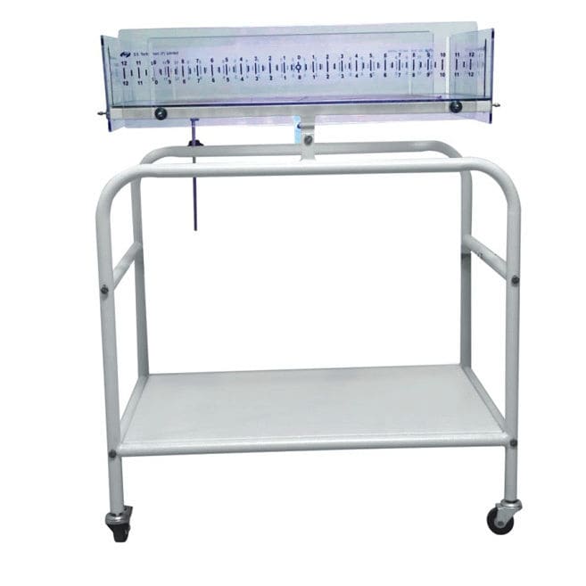 Transparent hospital bassinet - SS TECHNOMED - fixed-height / on casters