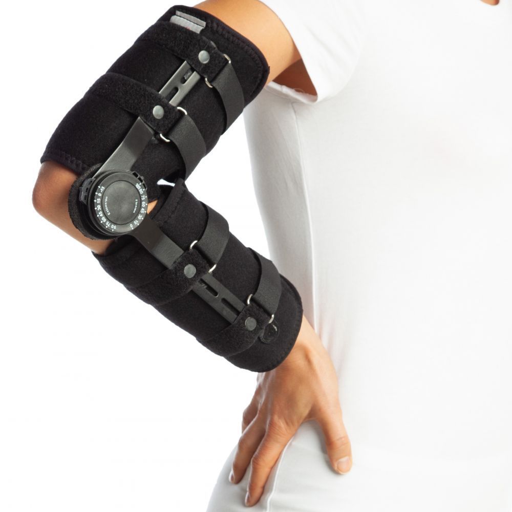 Elbow orthosis - MP-113 - Medimport - articulated