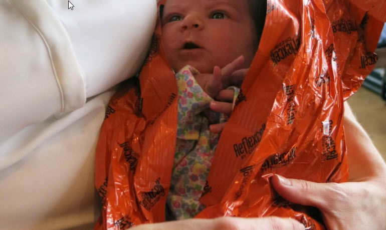 Pediatric blanket - Blizzard - warming / rescue