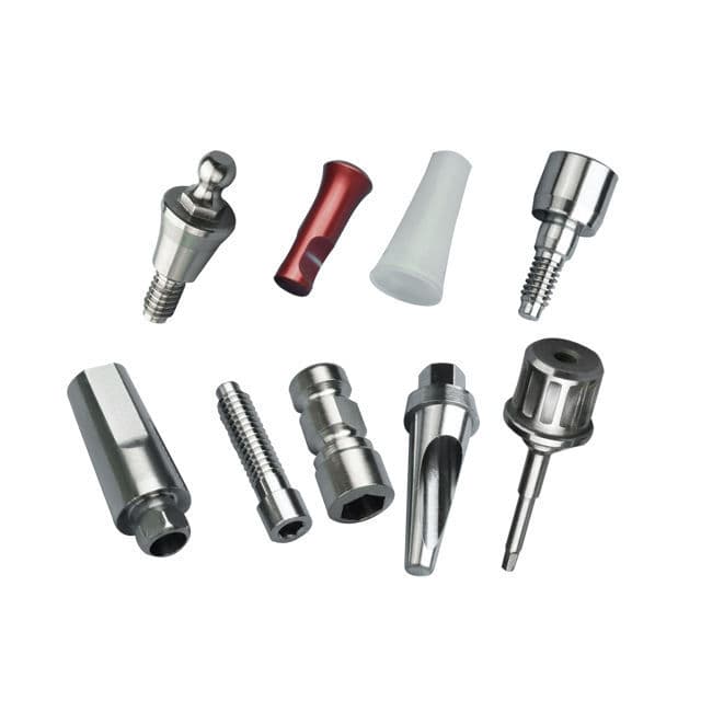 Titanium implant abutment - Shanghai LZQ Precision Tool - external / angled