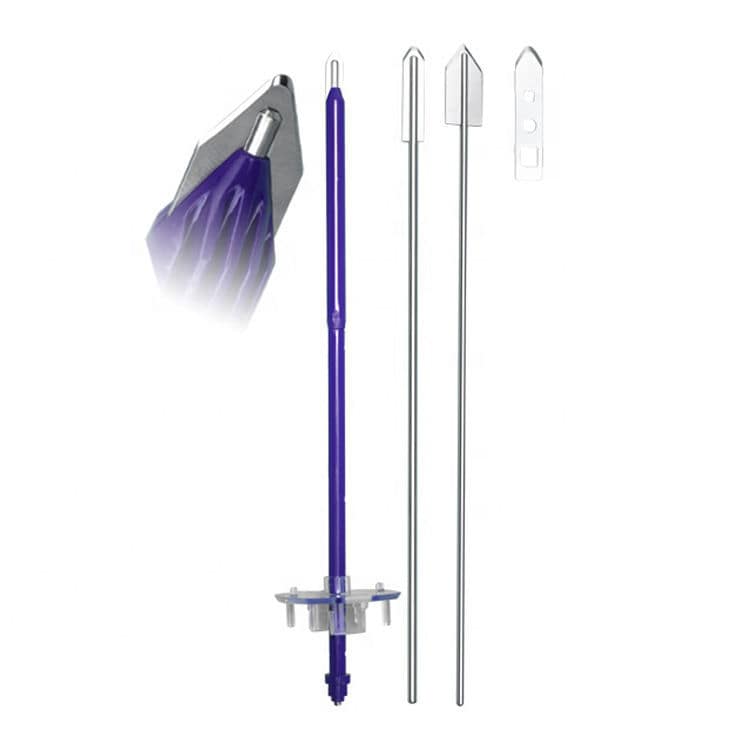 Laparoscopic trocar - Shanghai LZQ Precision Tool - bladed