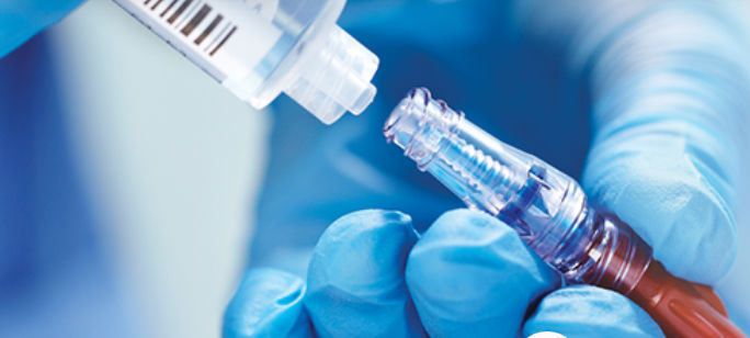 Straight infusion connector - Neutron® - ICU Medical - with hemostasis ...