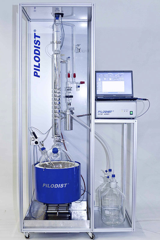 Solvent recovery unit - PILODIST 107 - Pilodist - laboratory