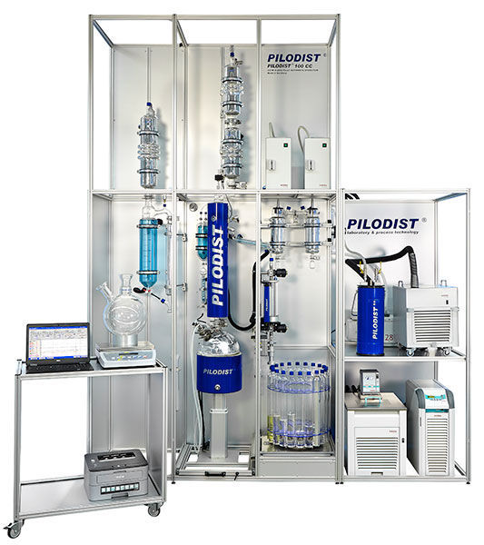 Automatic distillation system - 100 CC - Pilodist - computer-controlled ...