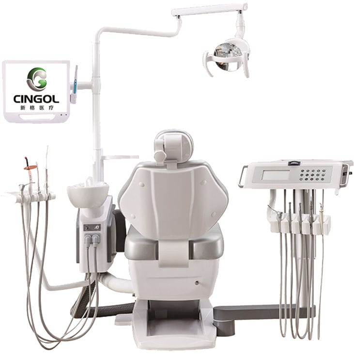 Dental unit with monitor - X1+ - Foshan Cingol Medical Instrument Co ...