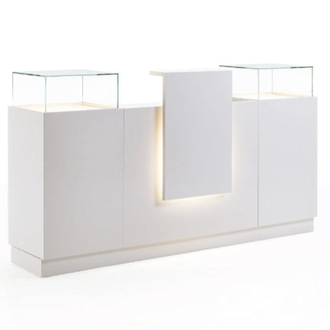 Rectangular desk - Light - Vismara - reception