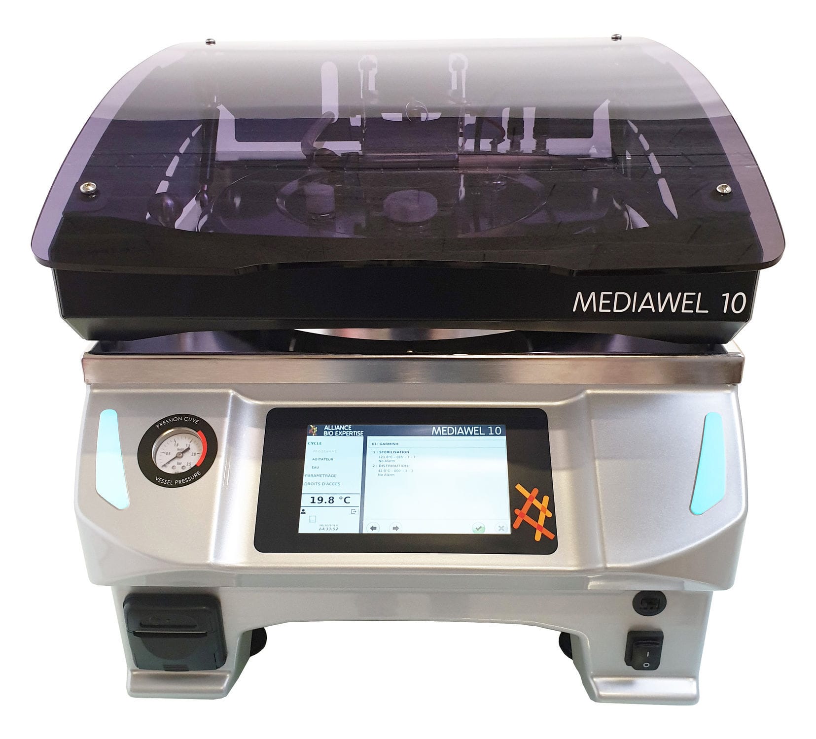 Automatic media preparation unit - MEDIAWEL10® - Alliance Bio Expertise ...