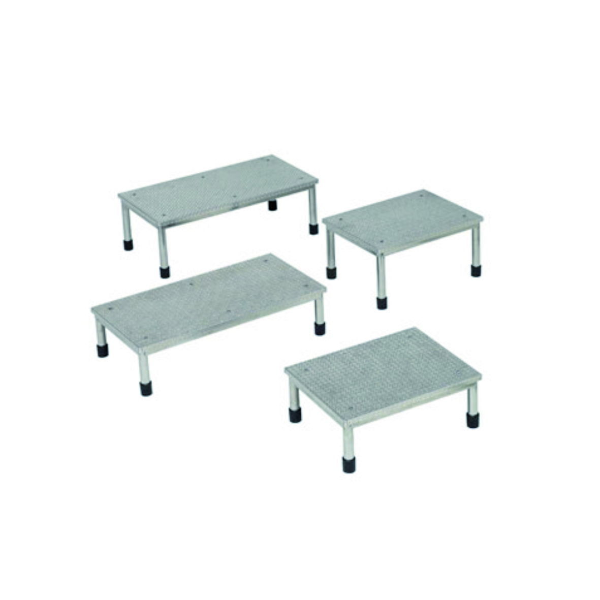 1-step step stool - Sevmo-ex - stainless steel