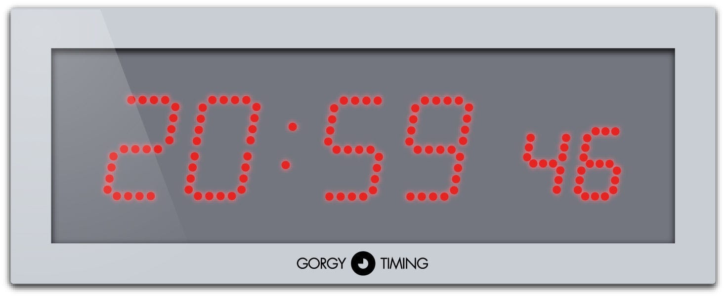 Digital clock - LEDI® 7S outdoor - Gorgy Timing SAS - for healthcare ...