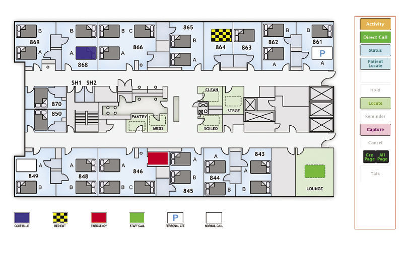 Phone nurse call system / bed / medical - Ultra series - Intercall Systems