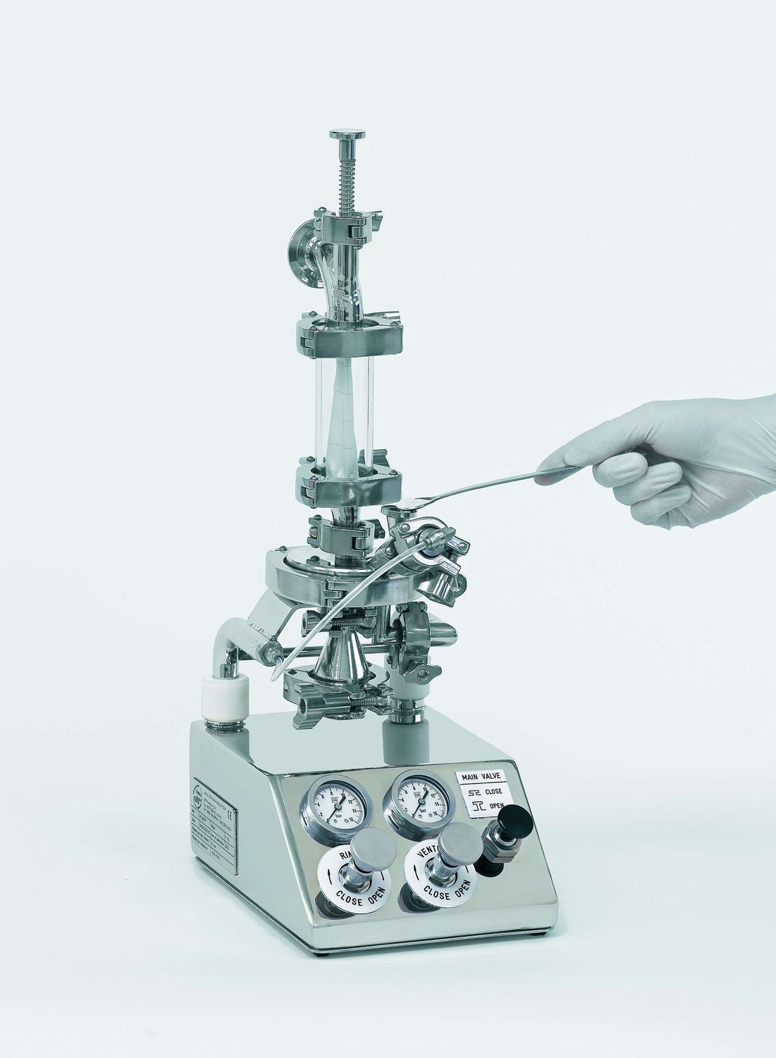 Air-jet micronizing system - MC DecJet® 30 - Dec Group - R&D / tabletop