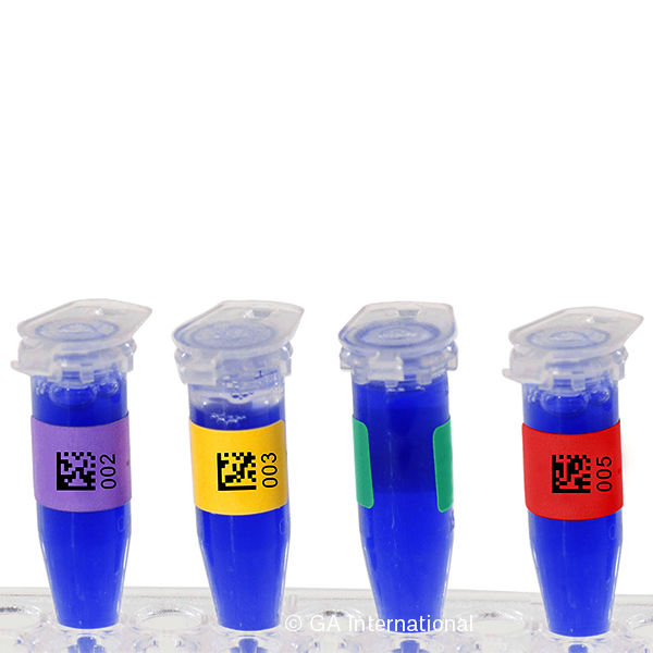 Cryogen tube label - Cryo-LazrTAG™ - GA International - for PCR tubes ...