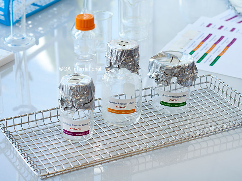 Tube label - Steri-JetTAG™ - GA International - for flasks / Petri dish ...