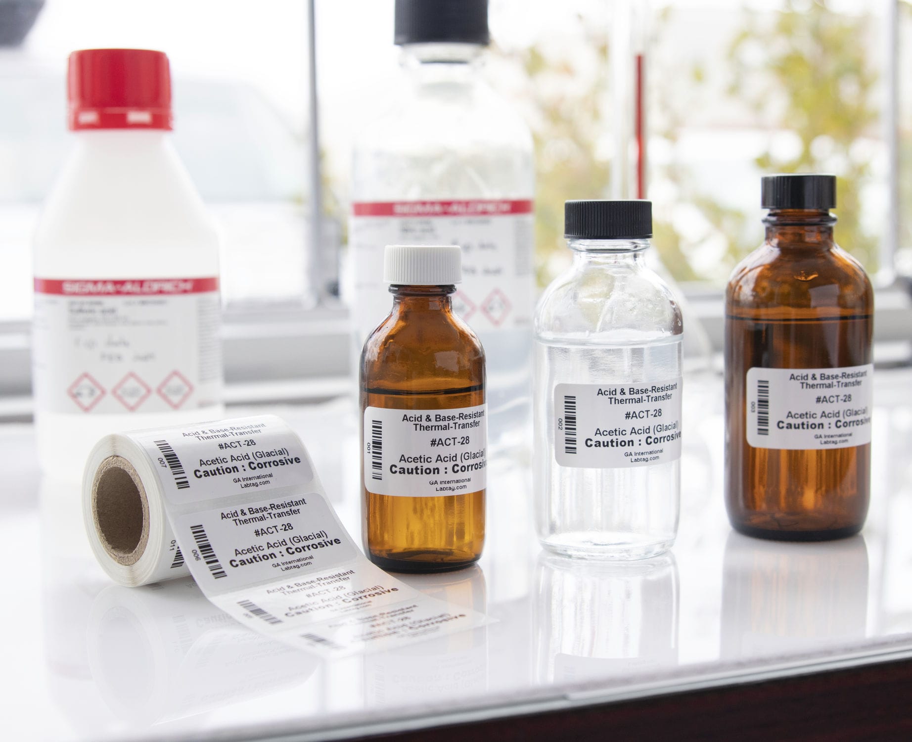 Flask label - AcidiTAG™ - GA International - for beakers / chemical ...
