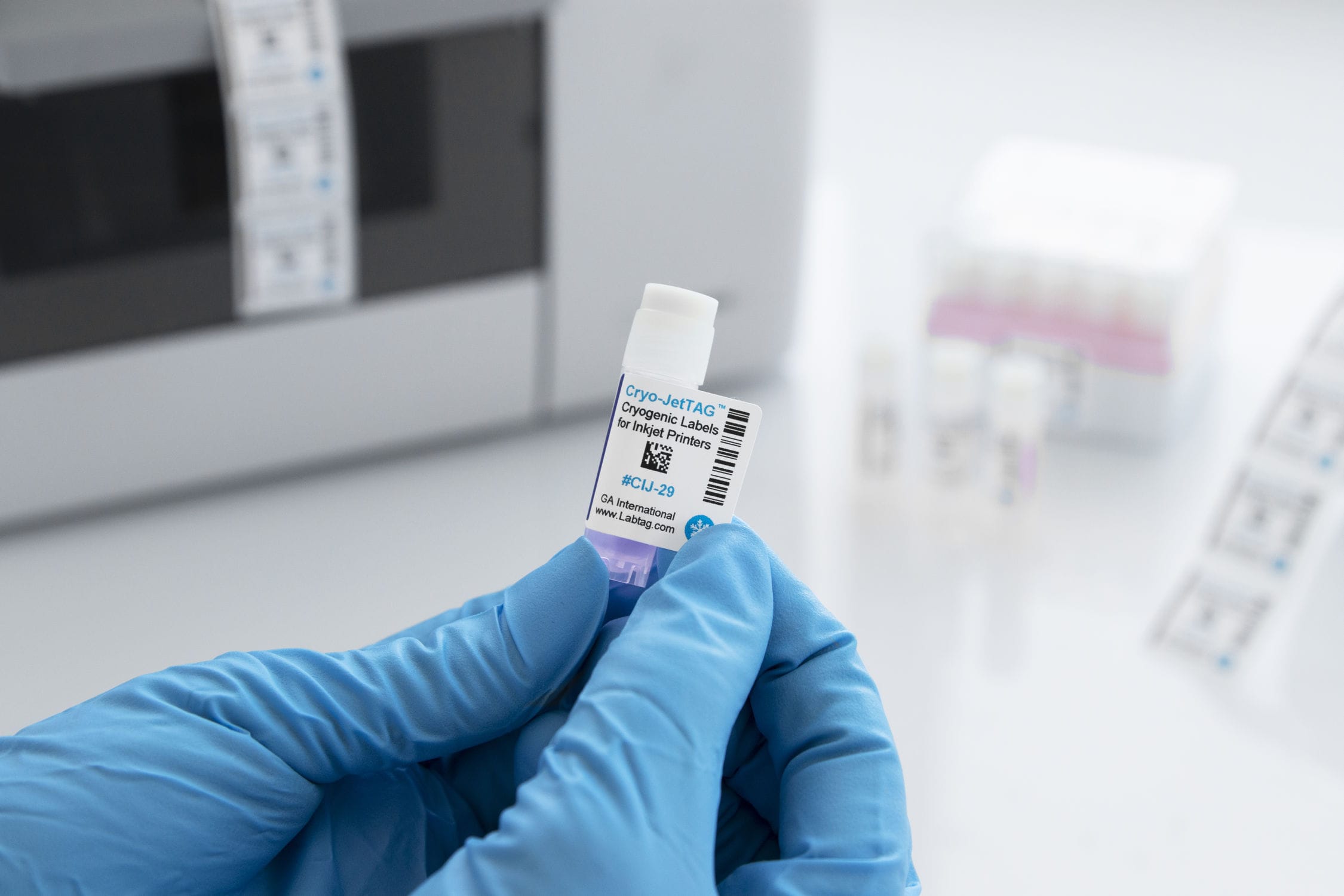 Cryogen tube label - Cryo-JetTAG™ - GA International - for microtubes ...