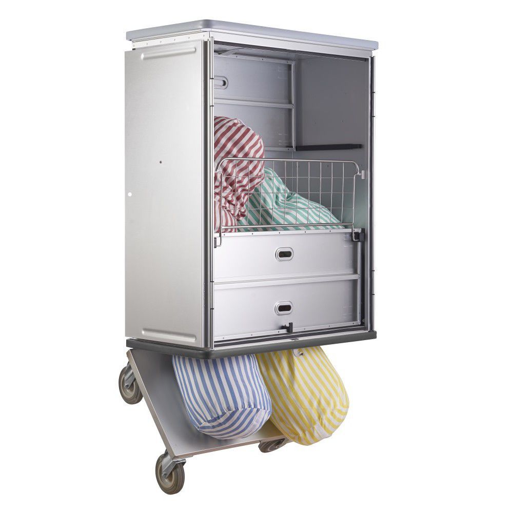 Dispensing cabinet - MECHIN - transfer / for linen / with shelf