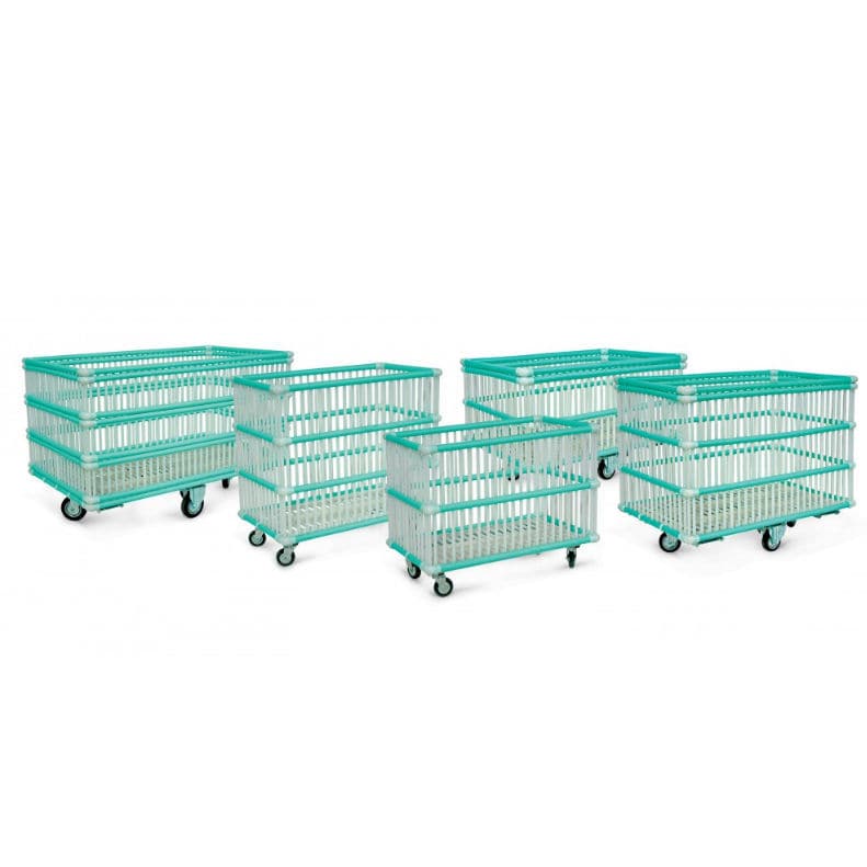 Dirty linen trolley - moplen series - MECHIN