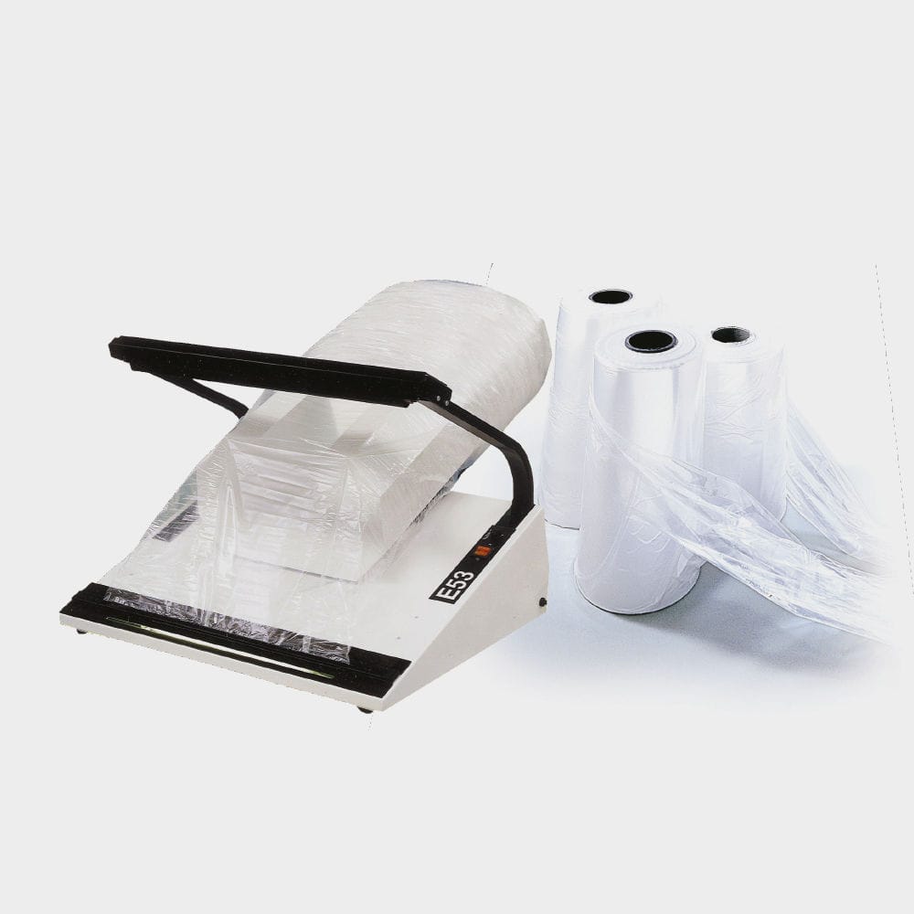Manual packaging machine - E53 - MECHIN - table / film