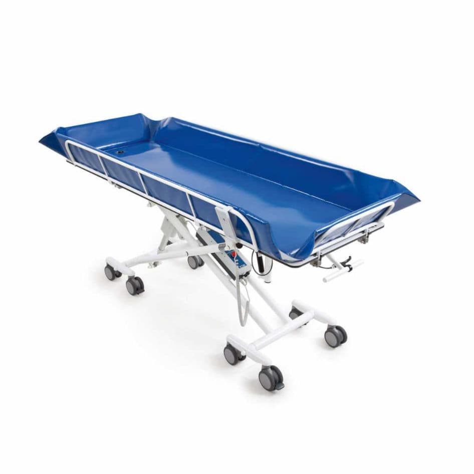 Height-adjustable shower trolley - SINA Comfort - BEKA Hospitec