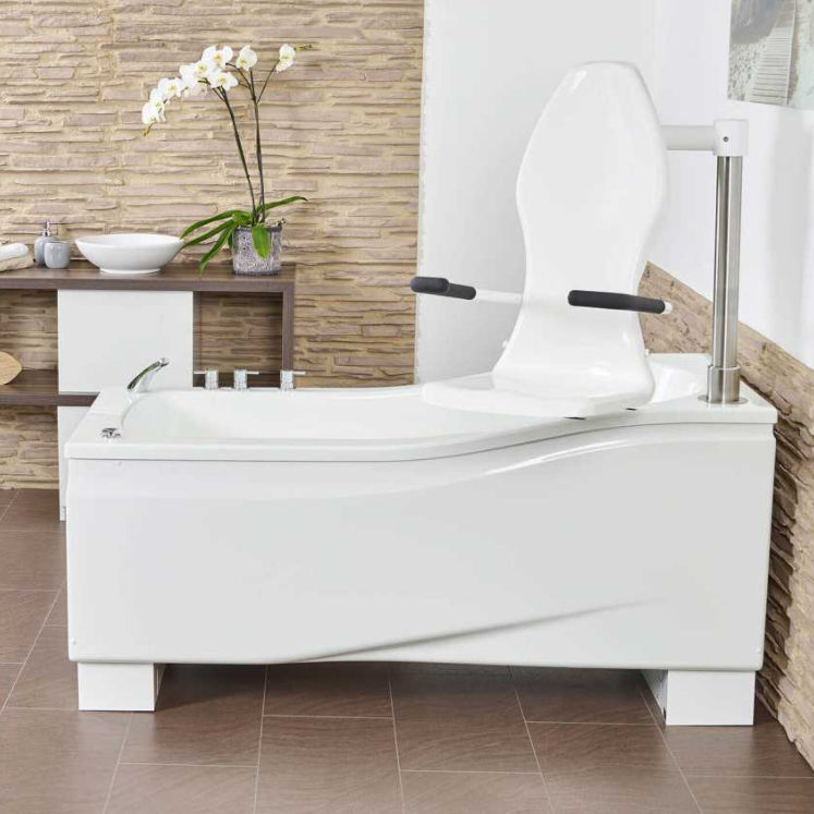 Electric medical bathtub - COMPACT - BEKA Hospitec - height-adjustable ...