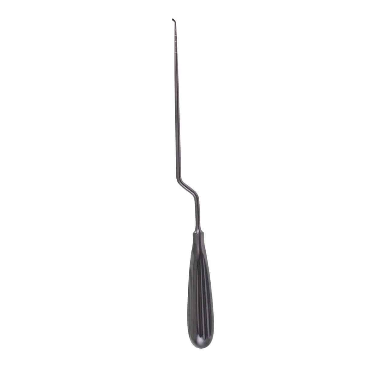 Neurosurgical curette - 70-7458P - Boss Instruments - rigid / angled