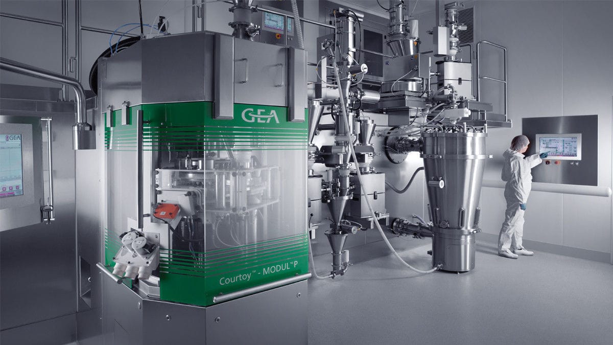 Granulator for the pharmaceutical industry - ConsiGma™ 25 - GEA Tiromat ...