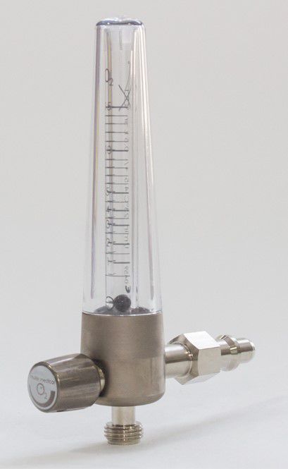 Oxygen flowmeter - Muller Medical - air / medical / rail-mounted