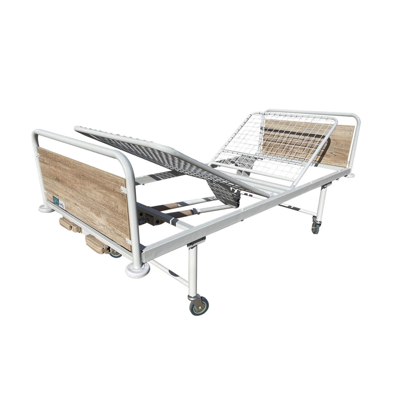 Mechanical bed - A 2 - Sté AMEL - hospital / fixed-height / on casters
