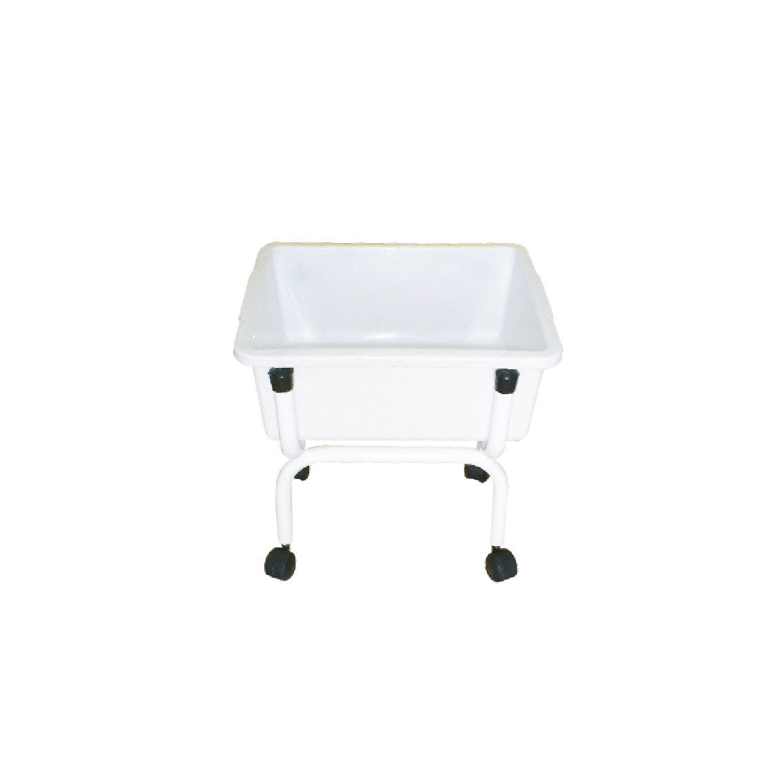 Medical trolley - Sté AMEL - cast / stainless steel / with bin