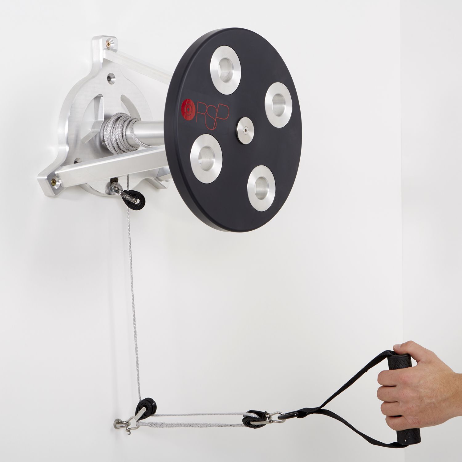 Single-cable exercise pulley - WALL - RSP Inercial performance - low