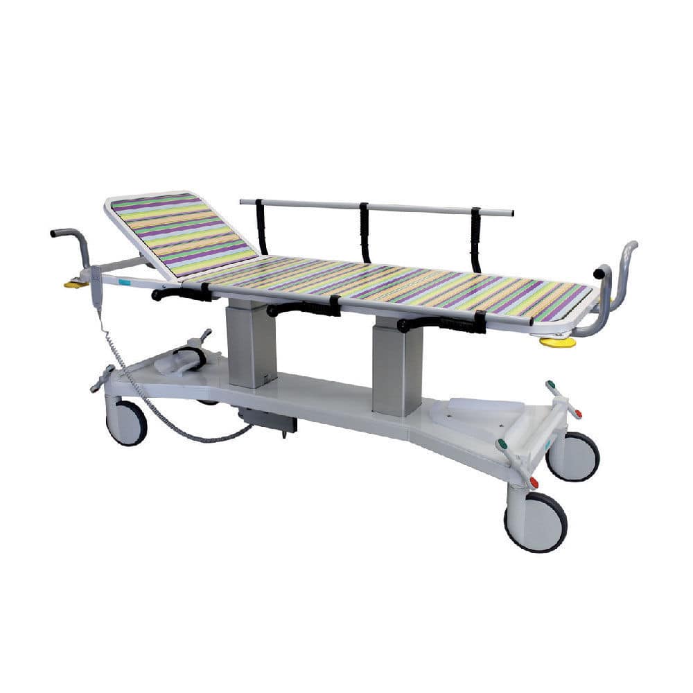 Transport stretcher trolley - 3XL01 - CALDARA - electric / height ...