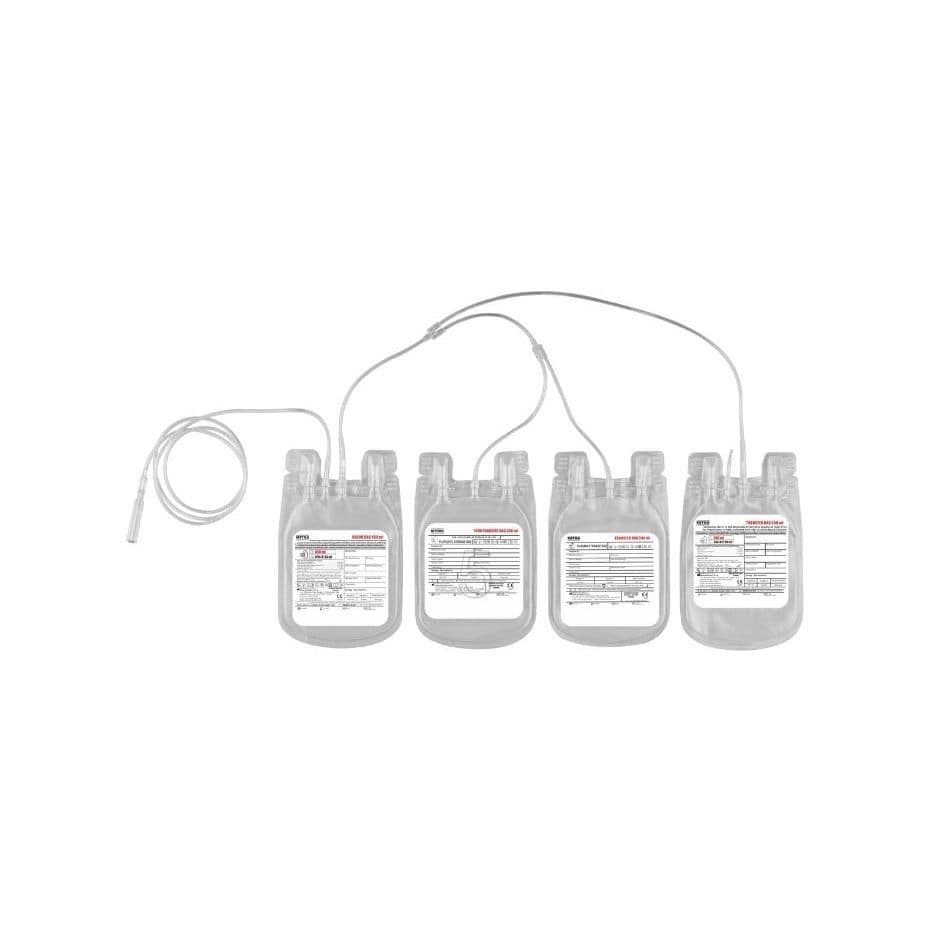 Quadruple blood bag - TAT - MITRA Industries - CPD / CPDA-1 / PVC