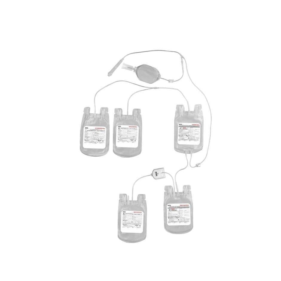 Quadruple blood bag - Mitra TAB - MITRA Industries - CPD / PVC