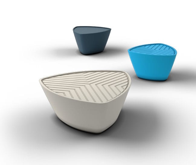 Human coffee table - Cranium Medical Products - plastic