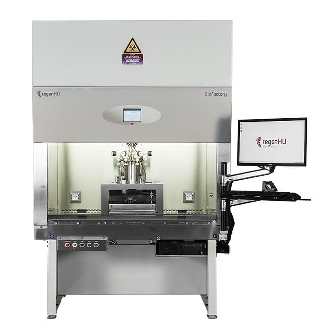 3D bioprinter - BIOFACTORY™ - regenHU - floor-standing